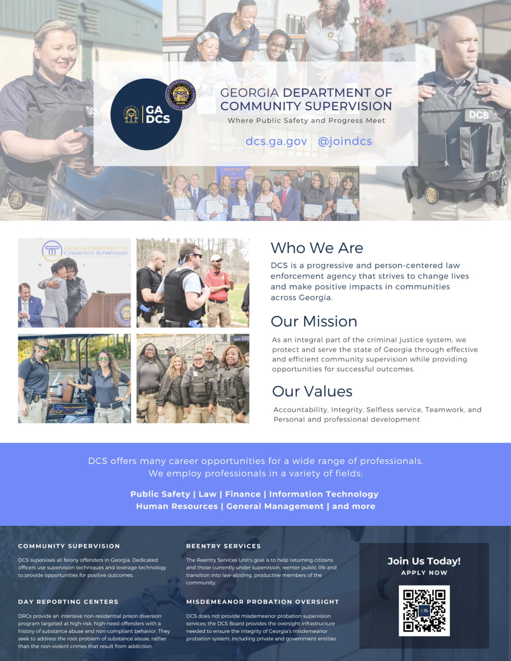 DCS Careers | Department of Community Supervision